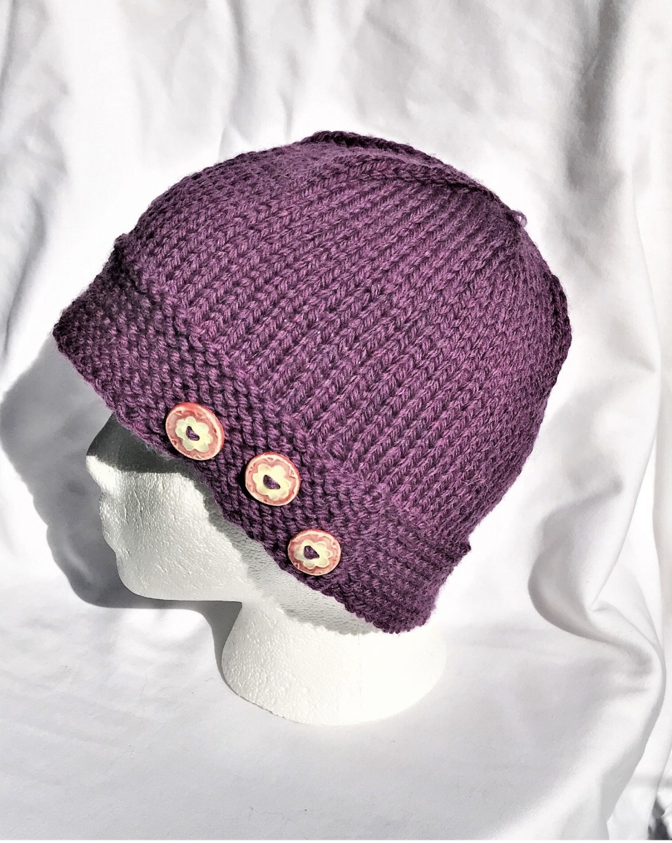 Beautiful Hat Featuring My Handmade Buttons – Debbie Johnson Ceramics
